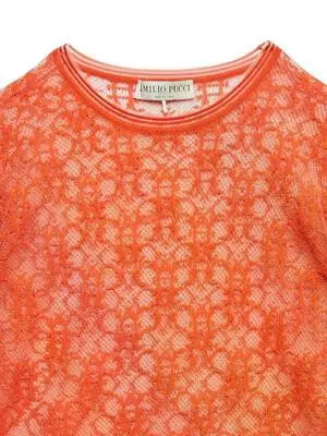 Emilio Pucci Lace-pattern Top