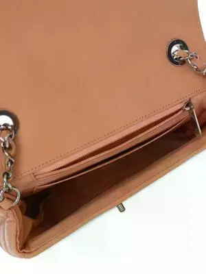 Chanel 2017-2018 Small Chevron Caviar Envelope Flap Crossbody Bag