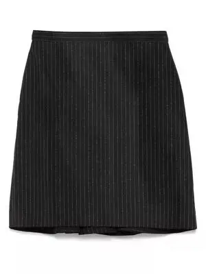 Alexander McQueen 2010s Pinstripe Skirt