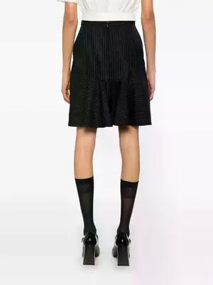 Alexander McQueen 2010s Pinstripe Skirt