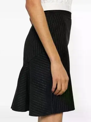 Alexander McQueen 2010s Pinstripe Skirt