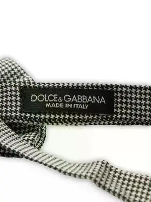 Dolce & Gabbana Houndstooth Bow Tie