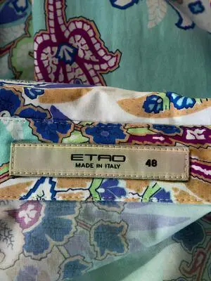 Etro Paisley-motif Shirt - Blue