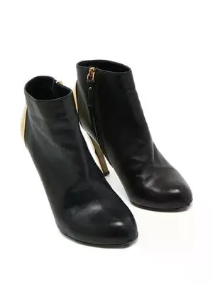 SERGIO ROSSI 130mm Leather Boots