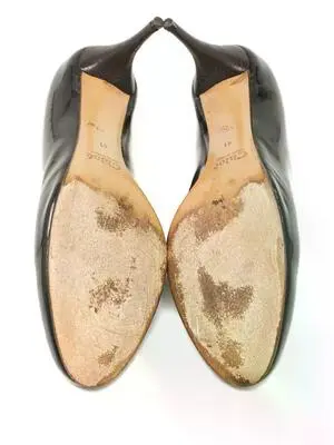 Chloé Round-toe Leather Pumps