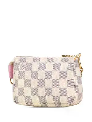 LOUIS VUITTON Damier Azur Illustre Transatlantic Mini Pochette Accessories Handbag - Multicolour