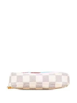 LOUIS VUITTON Damier Azur Illustre Transatlantic Mini Pochette Accessories Handbag - Multicolour