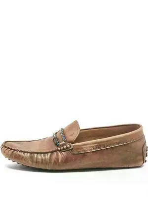 TOD'S Leather Loafers - Brown