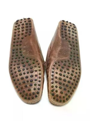 TOD'S Leather Loafers - Brown