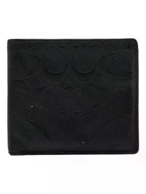 COACH® Logo-embossed Leather Wallet