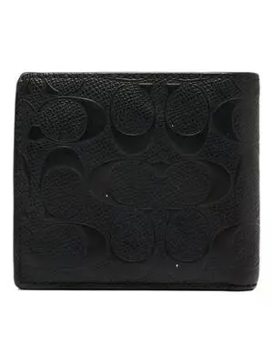 COACH® Logo-embossed Leather Wallet