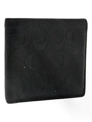 COACH® Logo-embossed Leather Wallet