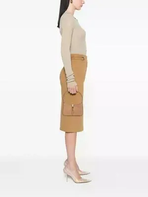 Saint Laurent 2022 Le 5 A 7 Hobo Shoulder Bag - Brown
