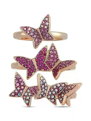 SWAROVSKI Lilia Stackable Rings - Pink