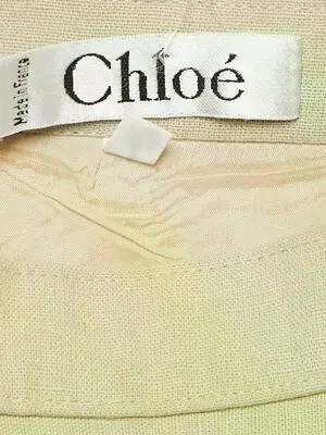 Chloé Tailored Cotton Skirt