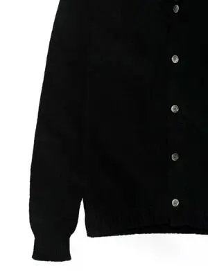 Comme Des Garçons 2000s Wool Cardigan - Black