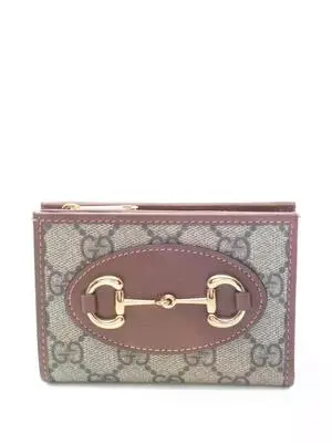 Gucci 2020 Horsebit Gg Supreme Wallet - Brown