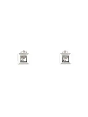 Chopard 18k White Gold Diamond Earrings