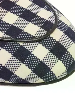 Gucci Gingham Horsebit Mules