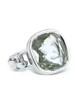 POIRAY 2010s White Gold Indrani Quartz Ring