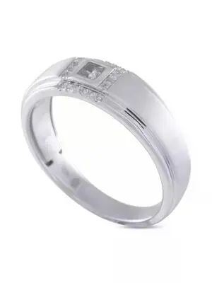 LB EXCLUSIVE 10k White Gold Diamond Ring - Silver