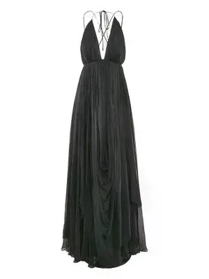 GAURI & NAINIKA Draped Maxi Dress
