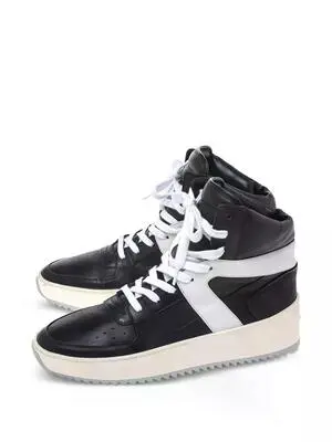Fear Of God Leather High-top Sneakers - Black