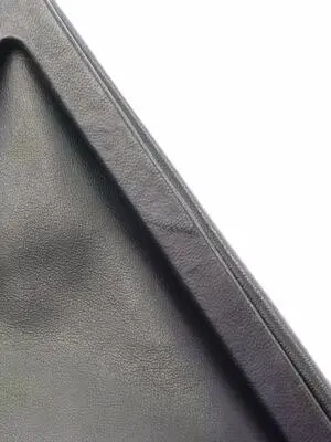 Bottega Veneta 2010s Trine Triangle-flap Clutch Bag