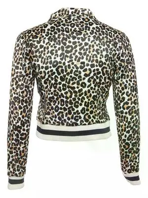 Maje Leopard Ribbed Jacket