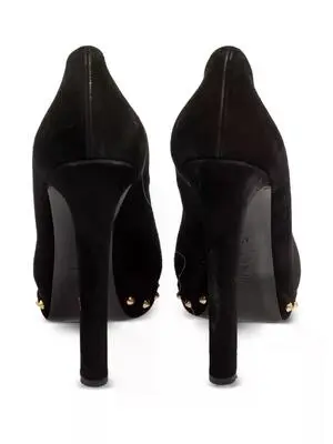 Alexander McQueen 135mm Skull-embellished Pumps - Black