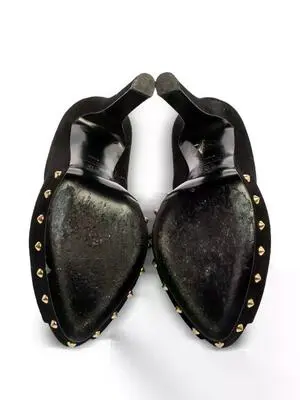 Alexander McQueen 135mm Skull-embellished Pumps - Black