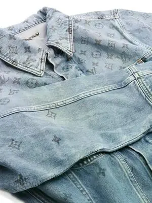 LOUIS VUITTON 2010s Monogram Denim Jacket