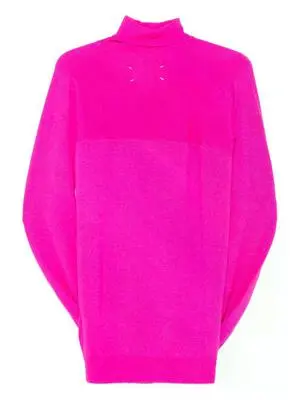 MAISON MARGIELA 1990s Turtleneck Sweater - Pink