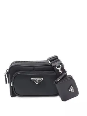Prada Logo-plaque Shoulder Bag