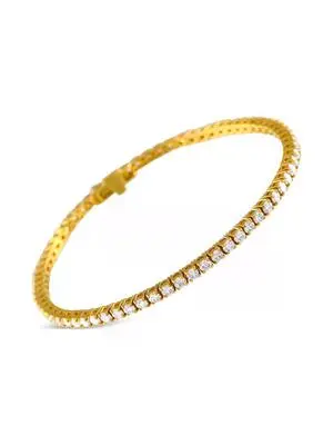 LB EXCLUSIVE 14k Yellow Tennis Diamond Bracelet - Gold