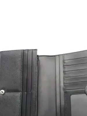 VIVIENNE WESTWOOD Bi-fold Saffiano-leather Long Wallet
