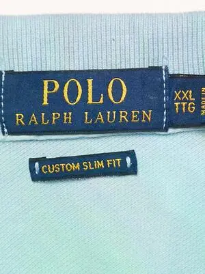 Polo Ralph Lauren Embroidered Polo Pony Motif Polo Shirt - Blue