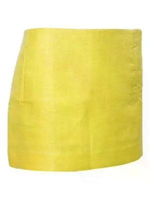 Diane Von Furstenberg Vintage Raffia Pocket Skirt