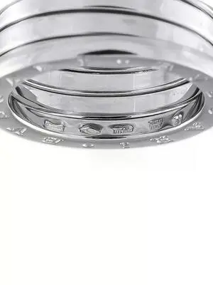 BVLGARI 18k White Gold B.zero1 Ring - Silver