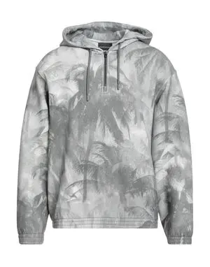 Emporio Armani Hooded Sweatshirt With Hawaiian Print