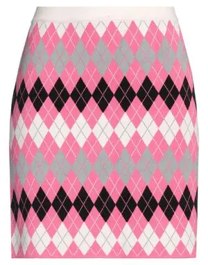 I BLUES Geometric Print Knit Mini Skirt