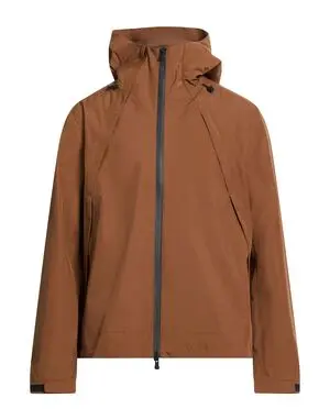 RANRA Emerald Polyamide Windbreaker Jacket - Brown