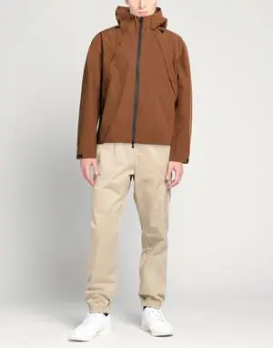 RANRA Emerald Polyamide Windbreaker Jacket - Brown