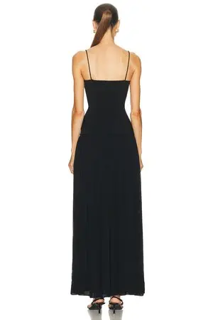 EAVES Pardes Pleated Dress