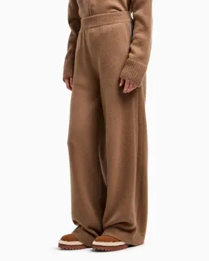 Giorgio Armani Neve Wide Trousers - Camel