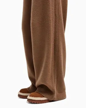 Giorgio Armani Neve Wide Trousers - Camel