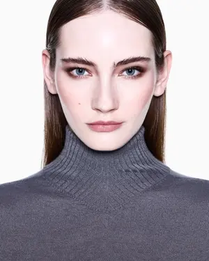 Giorgio Armani Neve Cashmere Mock-neck Jumper - Grey
