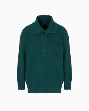 Giorgio Armani Button Detailed Knitwear For Men