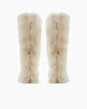 Giorgio Armani Neve Sheepskin Après-ski Boots