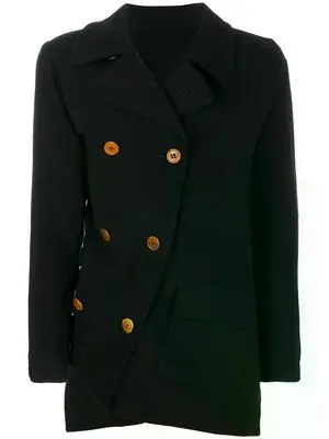 Comme Des Garçons Asymmetric Short Peacoat
